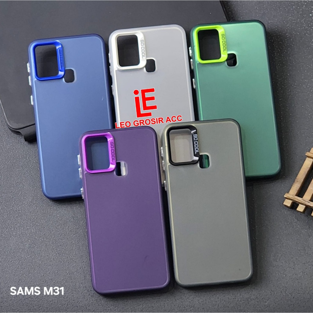 Jual SAMSUNG M31 CASE SOCOOL CASE IMD HYBRID PLATE HOLOGRAM SAMSUNG M31 ...