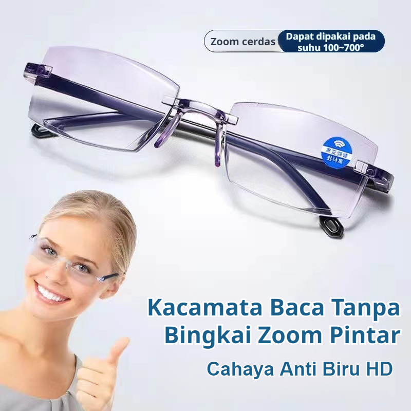 Jual Kacamata Baca Zoom Otomatis 100-700 Derajat, Anti Radiasi, Cahaya ...