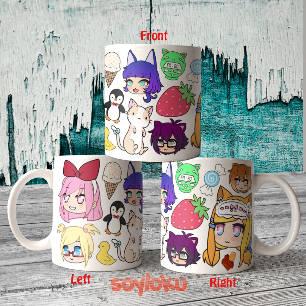 Jual Gacha Life World Girls Daughter Gifts Ceramic Coffee Tea Water Mug ...