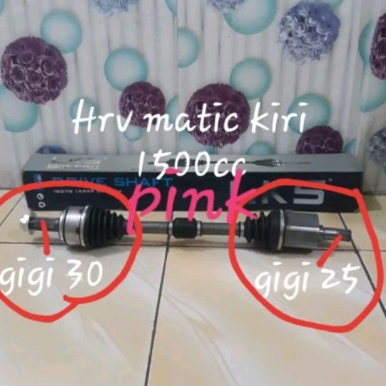 Jual Drive Shaft CV Joint Assy As Tarik As Roda Depan Komplit Honda HRV Matic Cvt 1500cc Kiri ...