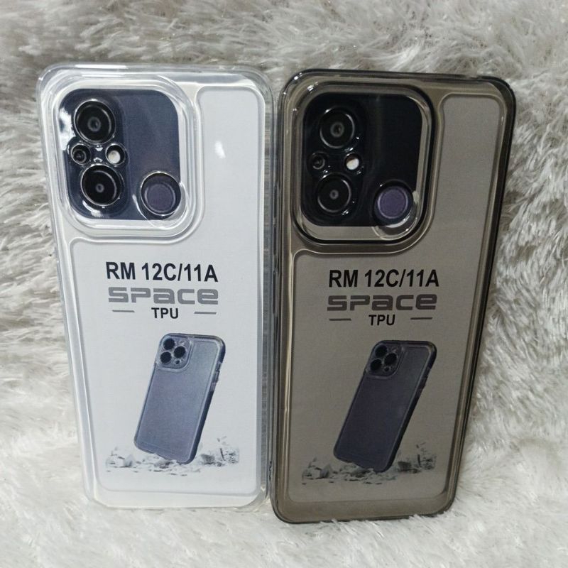 Jual Softcase Casing REDMI 12C/11A Case Black Bening transparan pro ...