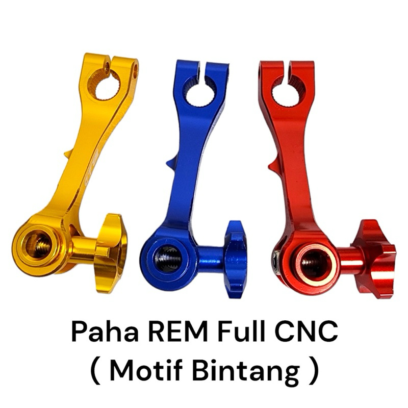 Jual PAHA REM FULL CNC MODEL BINTANG PAHA REM MIO BEAT VARIO JUPITER ...
