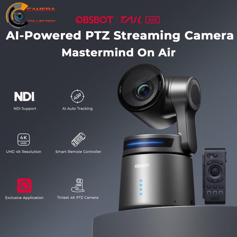 Jual OBSBOT Trail Air Bundle Smart Remote Controller AI-Powered 4K PTZ ...