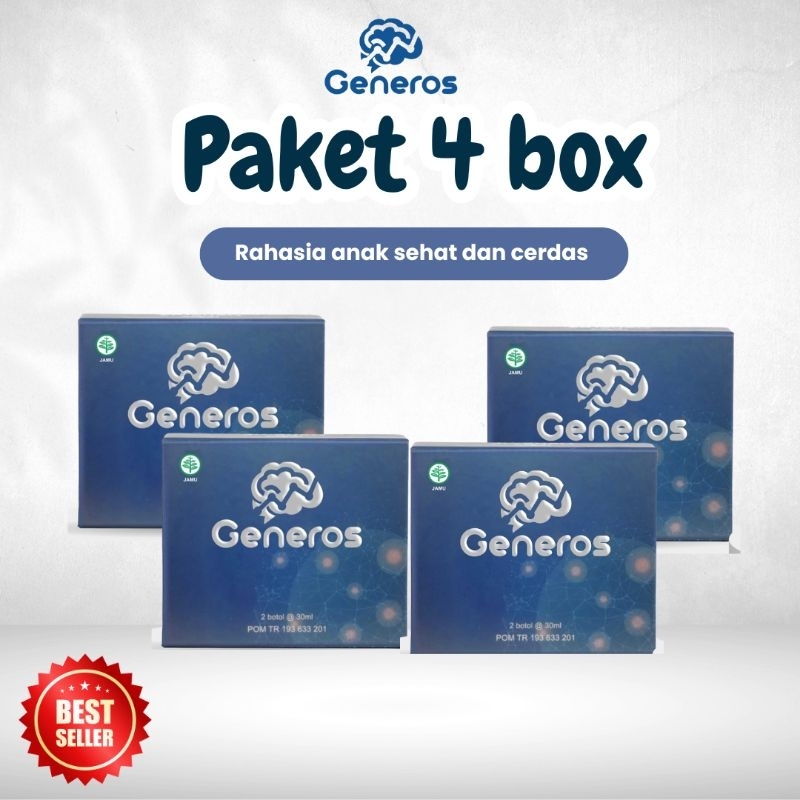 Jual Paket 4 Generos Vitamin menjaga kesehatan anak original officiall ...