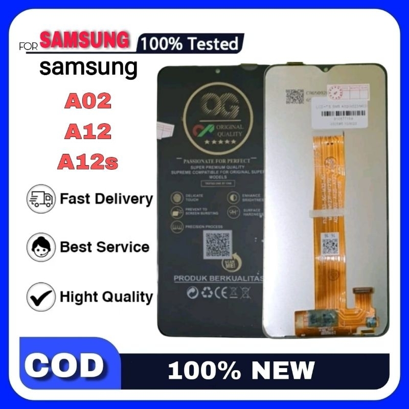 Jual lcd ts touchscreen samsung a12/a12s/m02/a02/a32 5G/m12/f12 | Shopee Indonesia