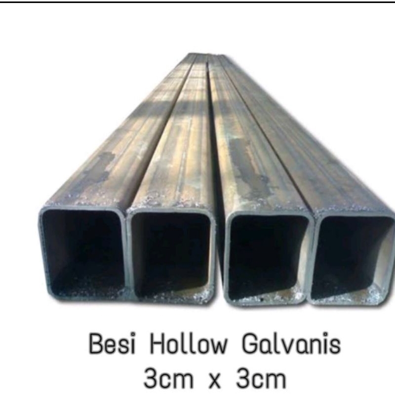 Jual pipa holo galvanis 3cm x 3cm anti karat P .100cm untuk jemuran ...