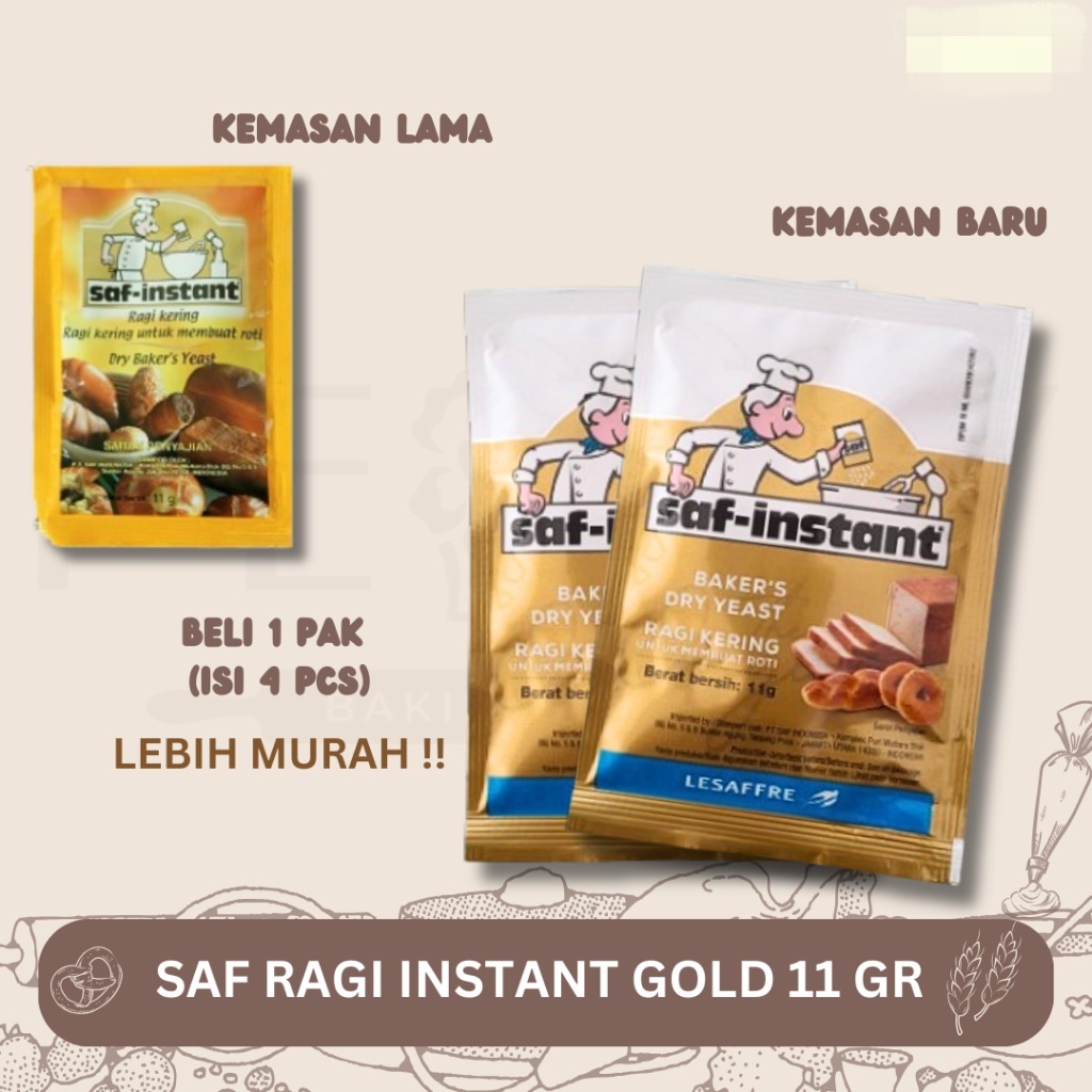 Jual Ragi Saf Makanan Bahan Pokok Tepung Premix Instan Instant ...