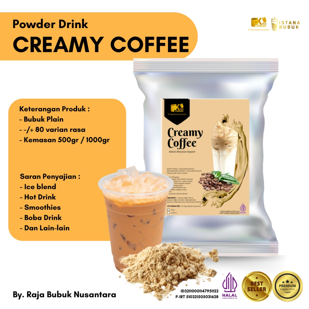 Jual Bubuk Minuman Rasa Creamy Coffee | Shopee Indonesia