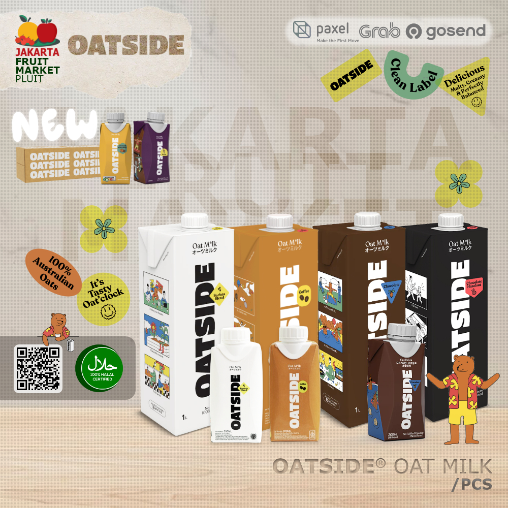 Jual OATSIDE MILK ALL variant barista blend chocolate coffee mocha ...