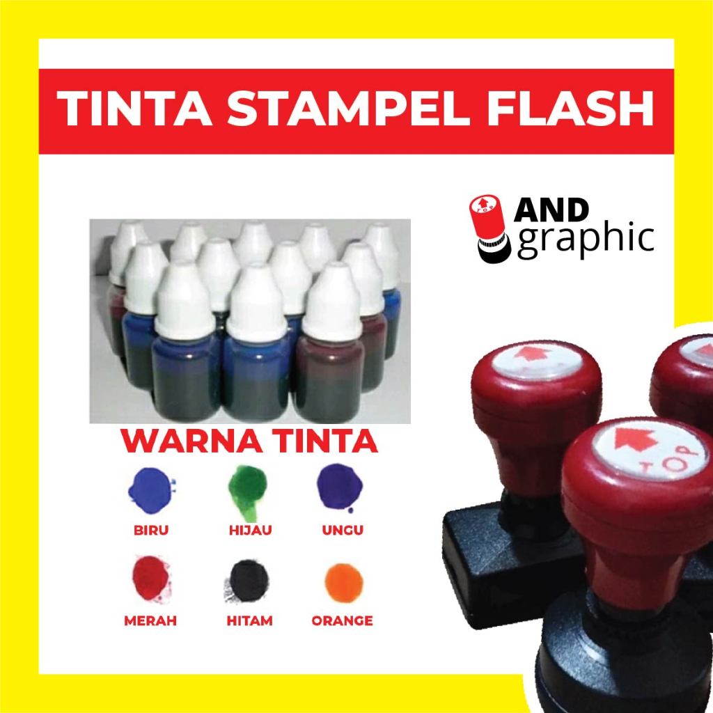 Jual Tinta Stampel Flash / Otomatis | Shopee Indonesia