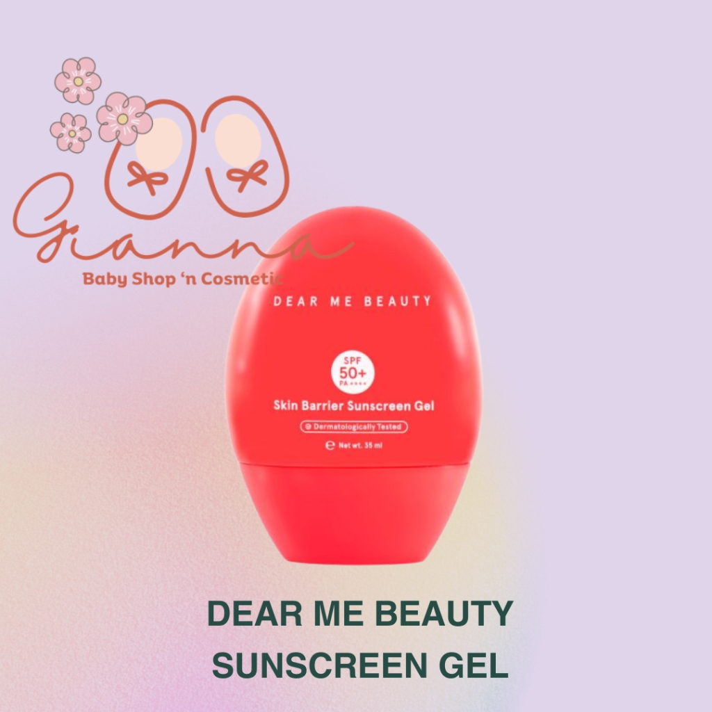 Jual Dear Me Beauty Skin Barrier Sunscreen Gel SPF 50 PA++++ (35gr ...