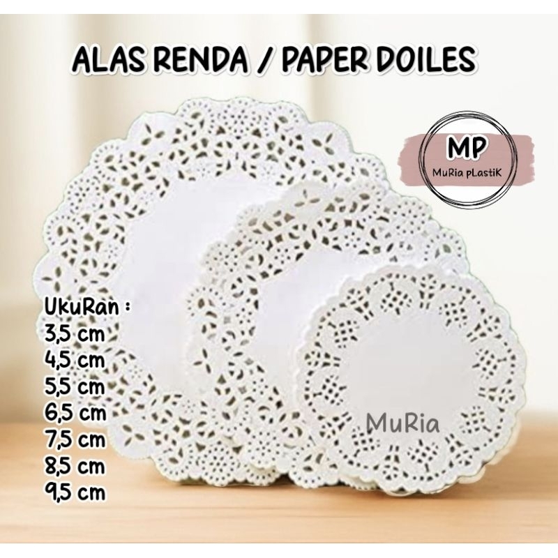 Jual Alas Renda/Paper Doiles isi 250 pcs | Shopee Indonesia