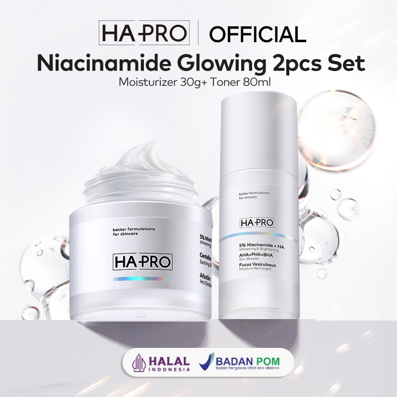 Jual [HAPRO] HA PRO Bundling 2pcs | Moisturizer Cream 30g + Whitening ...