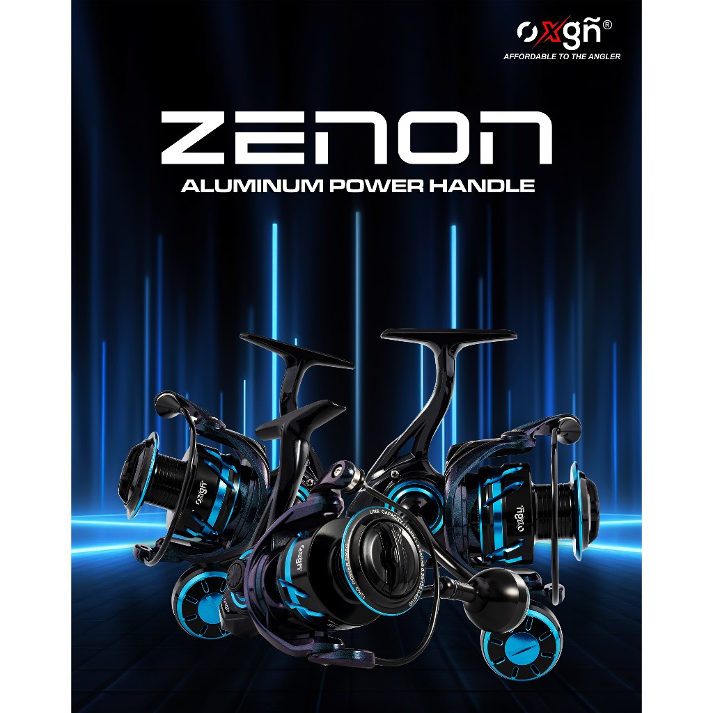 Jual REEL PANCING SALTWATER OXGN ZENON 12+1BB I 1000-6000 POWER HANDLE ...