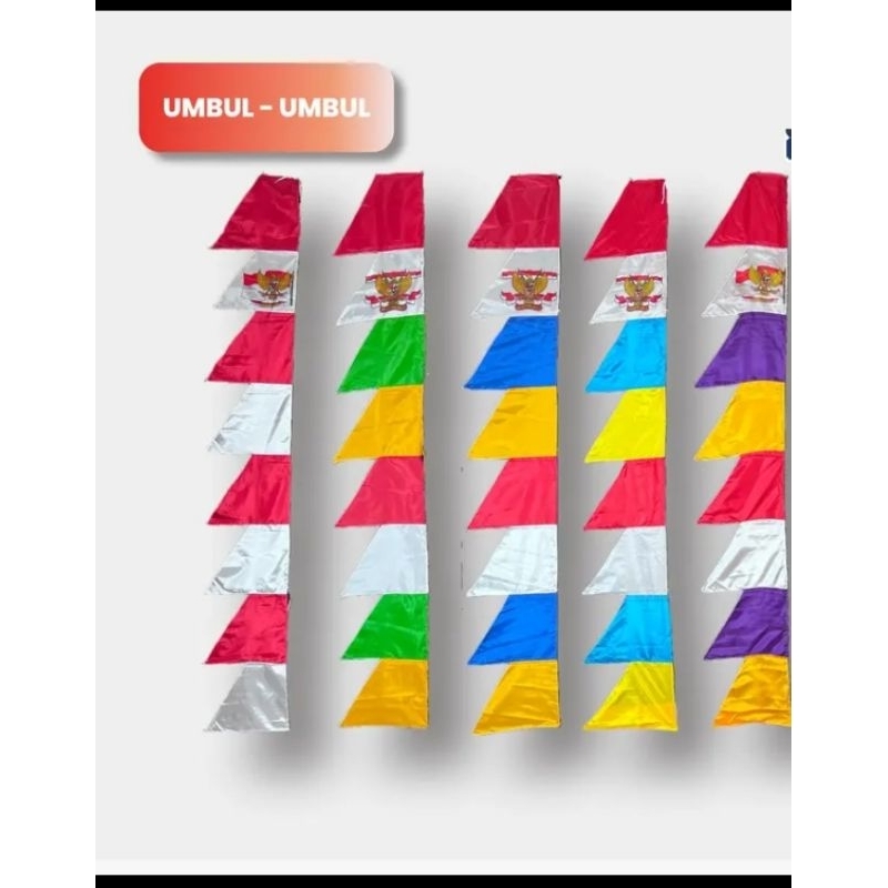 Jual BENDERA UMBUL UMBUL GERGAJI GARUDA | Shopee Indonesia