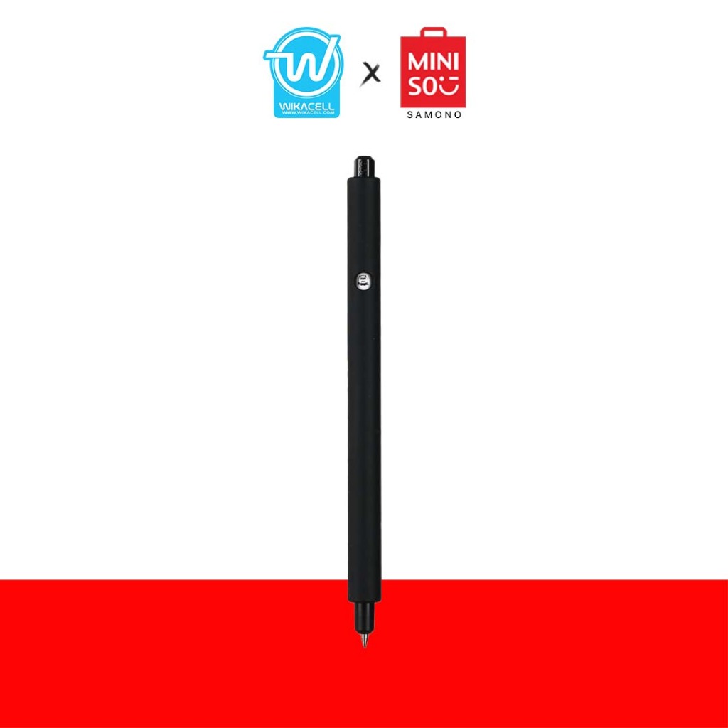 Jual Miniso Ballpoint Gel Pen We Bare Bears Collection Black Ink ...