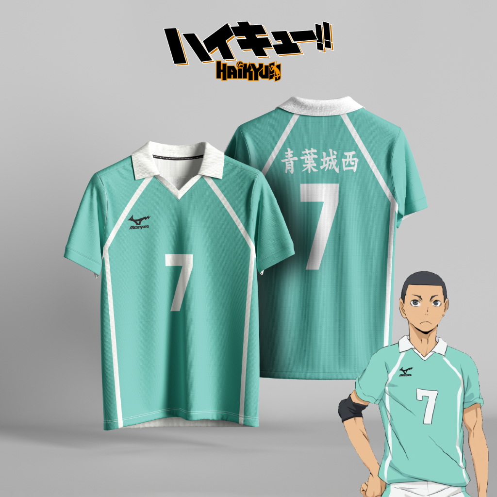 Jual BAJU KAOS JERSEY COSPLAY ANIME HAIKYUU AOBA JOHSAI, SHINJI WATARI ...