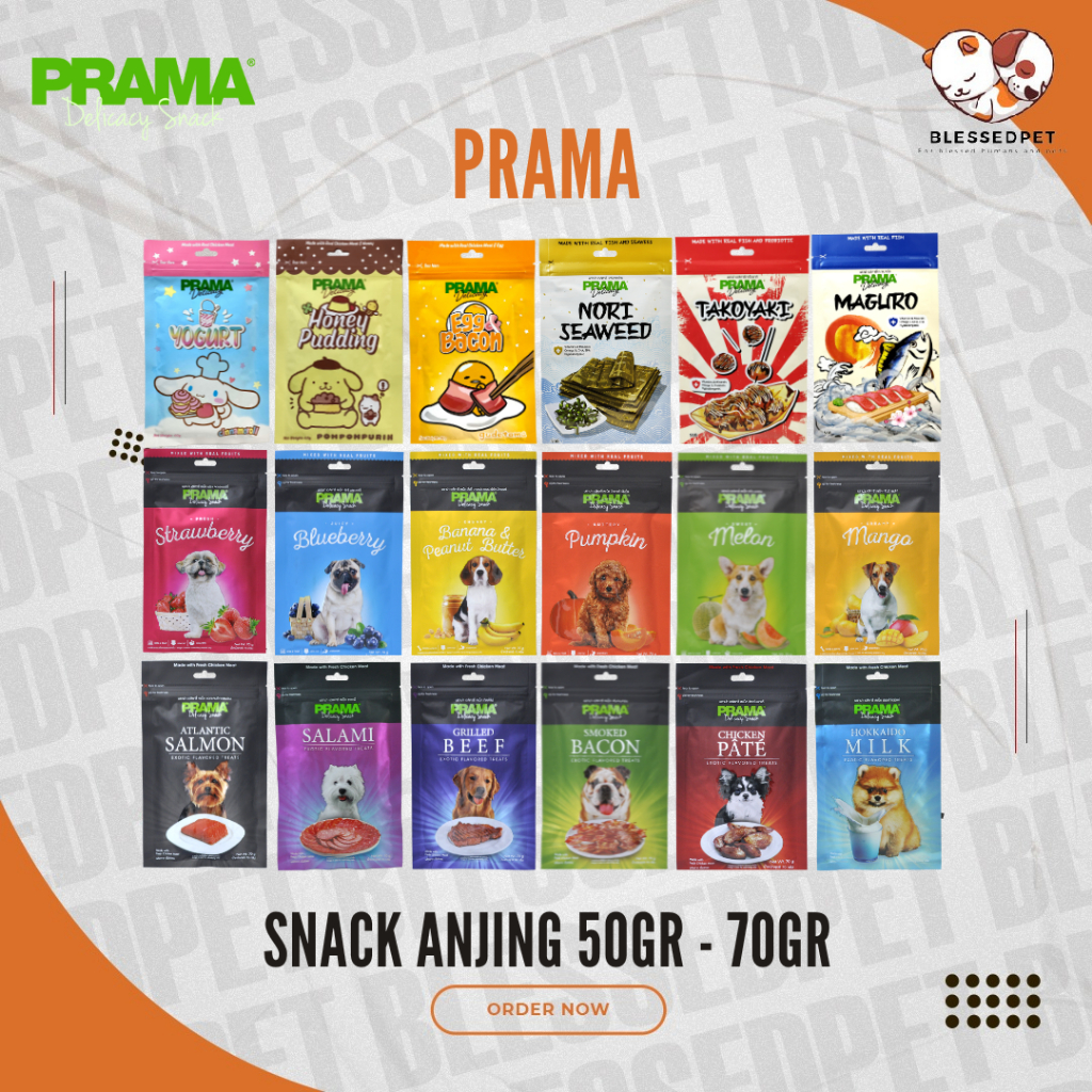 Jual PRAMA Snack Anjing Stick All Varian 50gr - 70gr | Shopee Indonesia