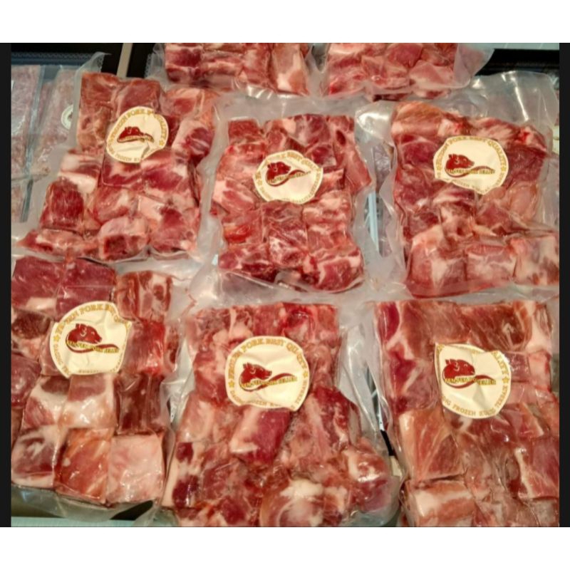 Jual PAIKUT POTONG KECIL / SPARE RIBS PORK / IGA / BAKUT TEH | Shopee ...