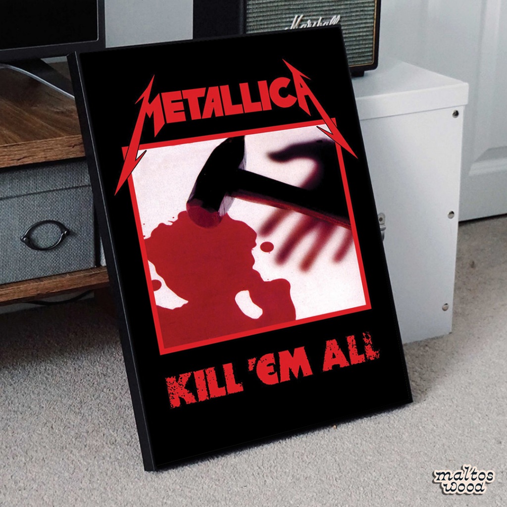 Jual Poster Metallica + Frame | Shopee Indonesia