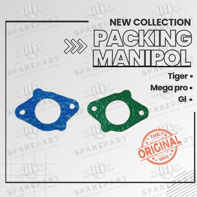 Jual PACKING MANIFOLD / MANIPOL ATAS GL / MP/ TIGER GASKET PERPAK INTAKE MANIFOLD | Shopee Indonesia