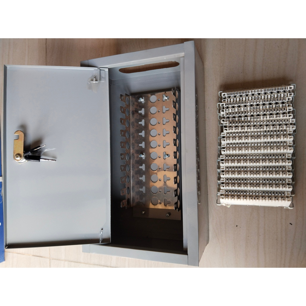 Jual Box Terimal PABX Telpon 100 pair Box Kaleng + Bracket + Terminal ...