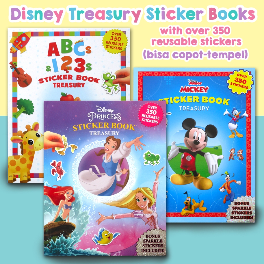 Jual Sticker Book Treasury with Over 350 Reusable Sticker | Shopee ...