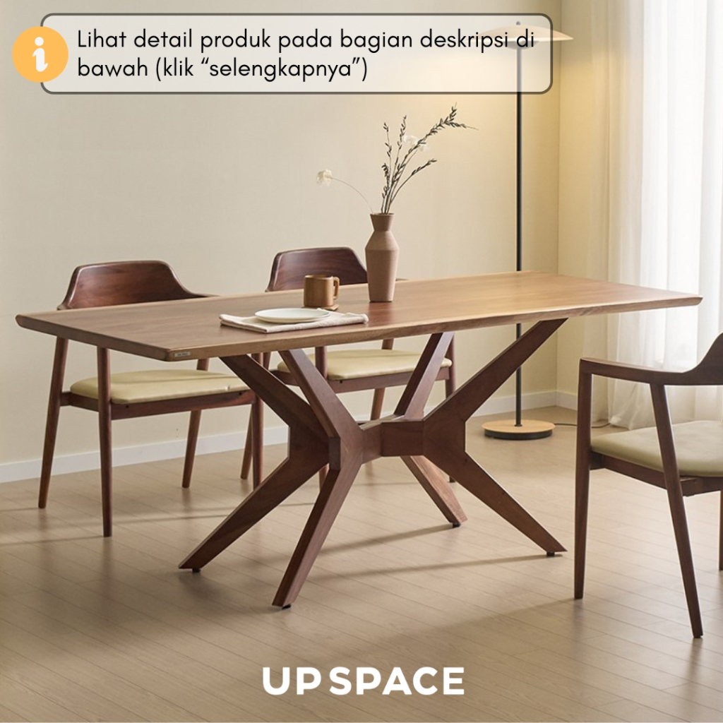 Jual UP SPACE Exto Dining Table / Meja Makan Kayu Korea / Meja Export ...