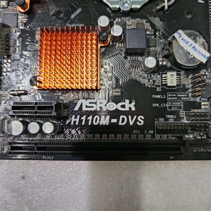 Jual Motherboard ASRock H110M-DVS Mainboard socket 1151 support i3 i5 ...