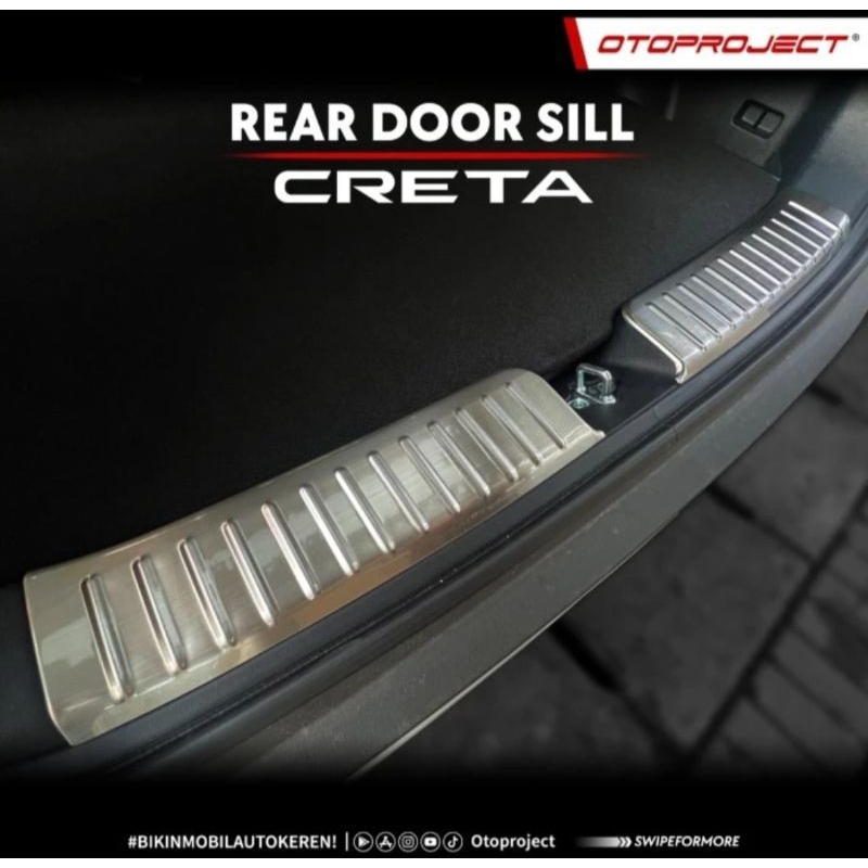 Jual Rear Door Sill All New Hyundai Creta 2022 Stainless (2 Pcs ...