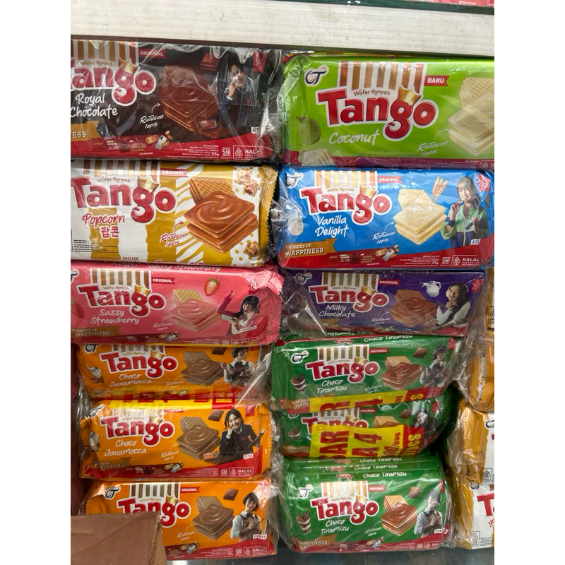 Jual TANGO Wafer 35/39gram aneka rasa | Shopee Indonesia