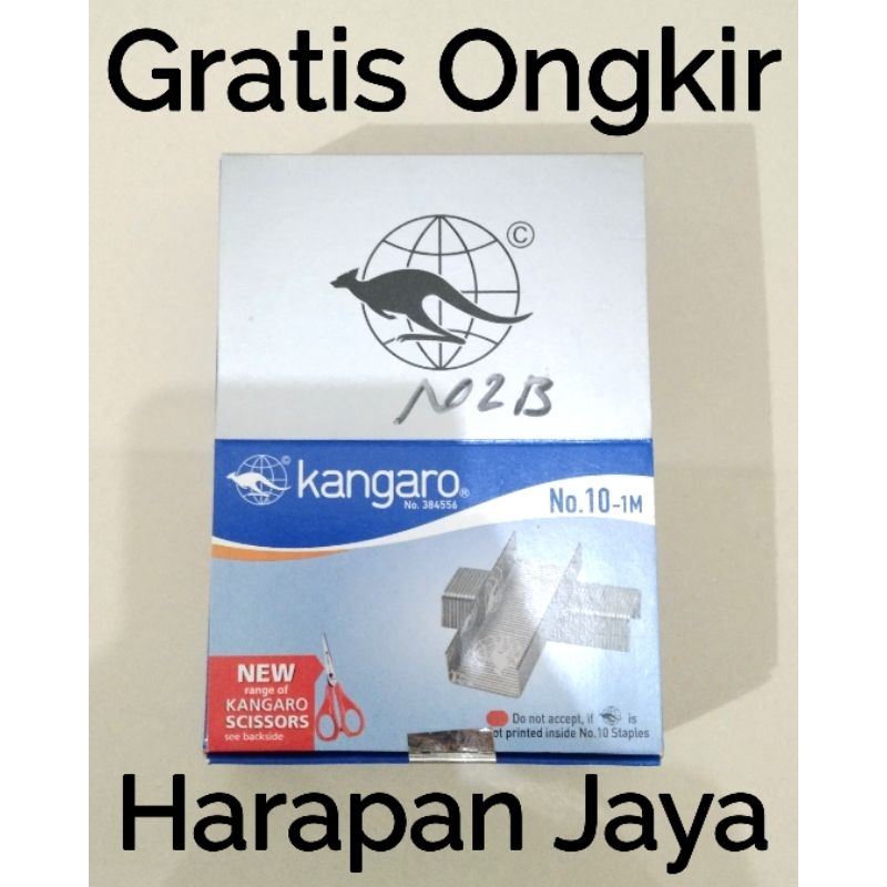 Jual Isi Staples Kecil No.10-1M KANGARO ( 1 PAK ISI 20 KOTAK ) | Shopee Indonesia