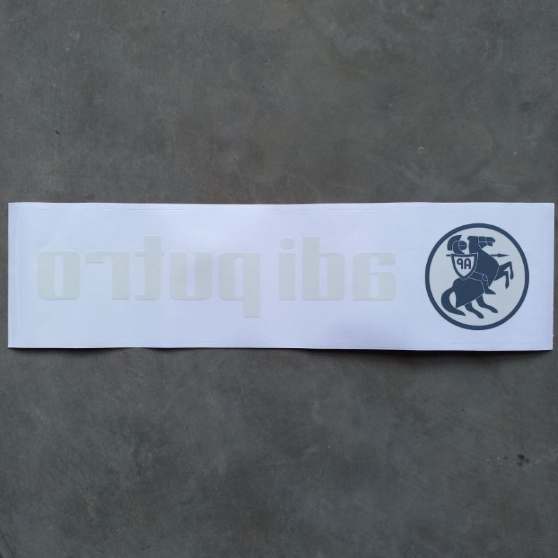 Jual STICKER KACA MOBIL ADI PUTRO DEPAN BELAKANG STIKER LOGO TULISAN ...