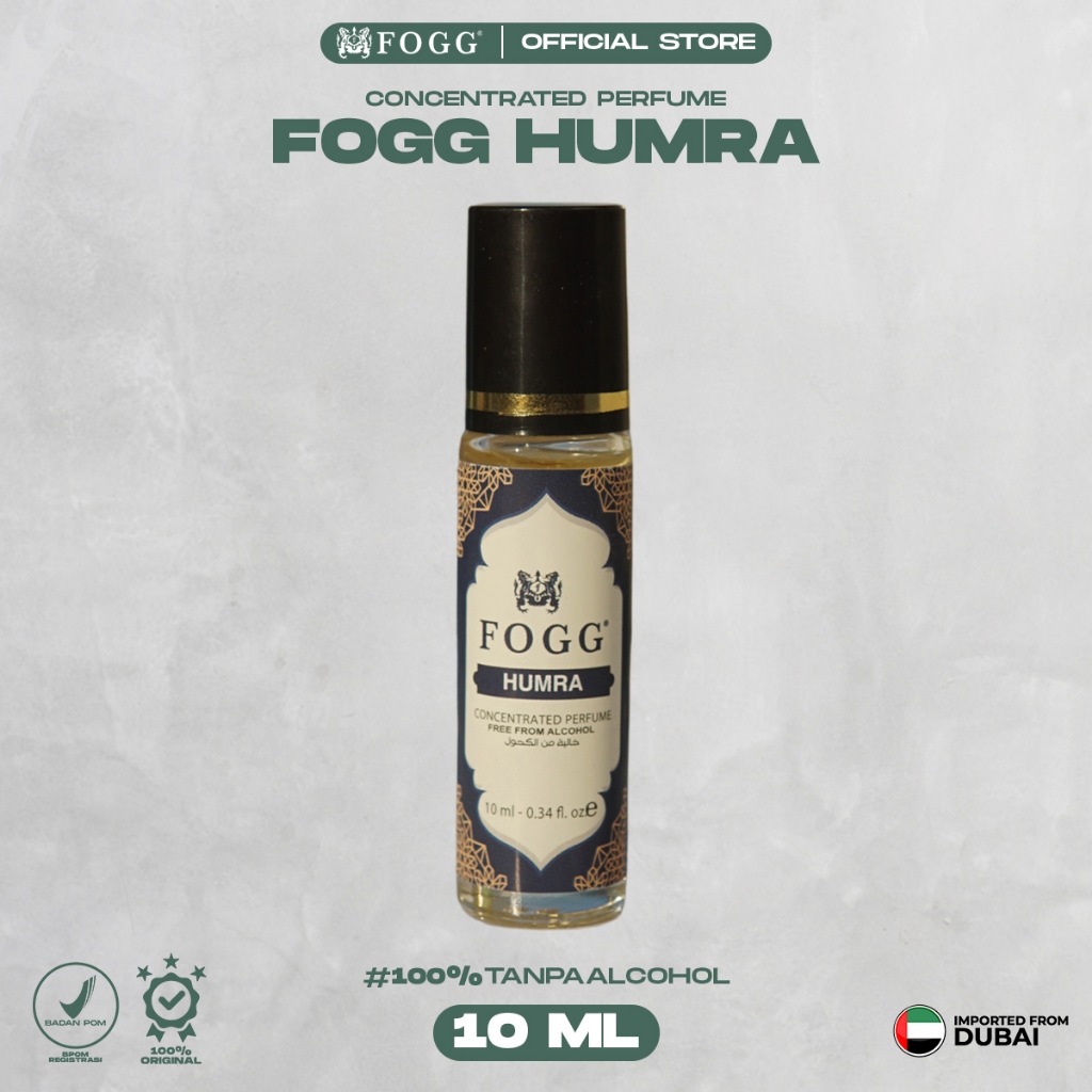 Jual Fogg Attar Concentrated Perfume Non Alkohol Humra 10ml | Shopee ...