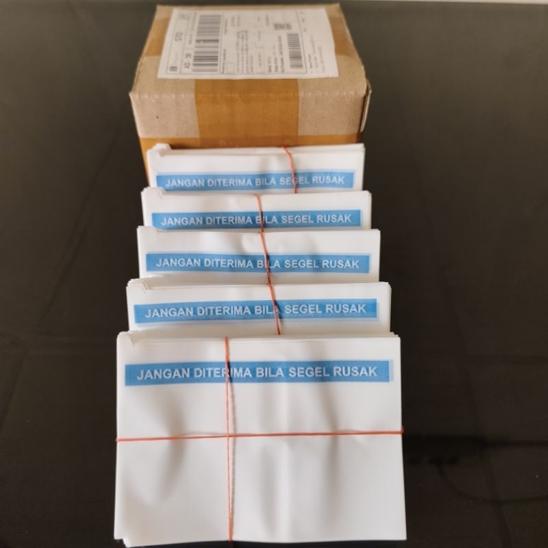 Jual Segel Galon POLOS Putih Tulisan Biru 1000 Pcs | Shopee Indonesia