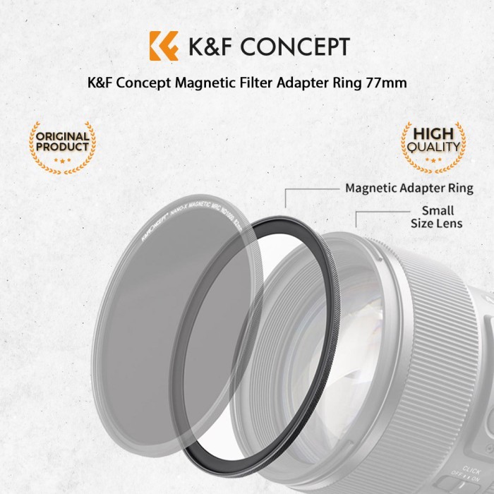 Jual K&F KNF KF Concept Adapter Ring Magnetic Filter 77mm | Shopee ...