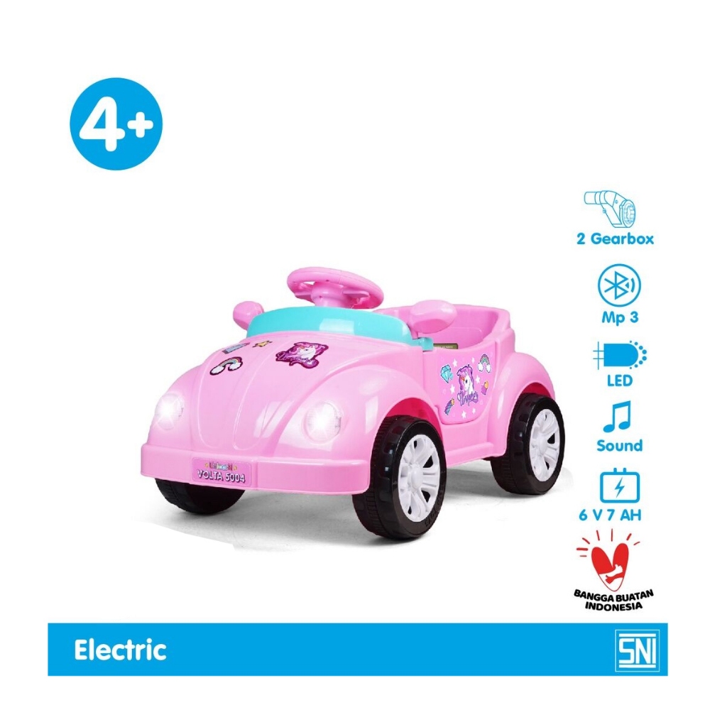 Jual Mobil Accu Unicorn VOLTA 5004 / Mainan Mobil Aki Volta Classy ...