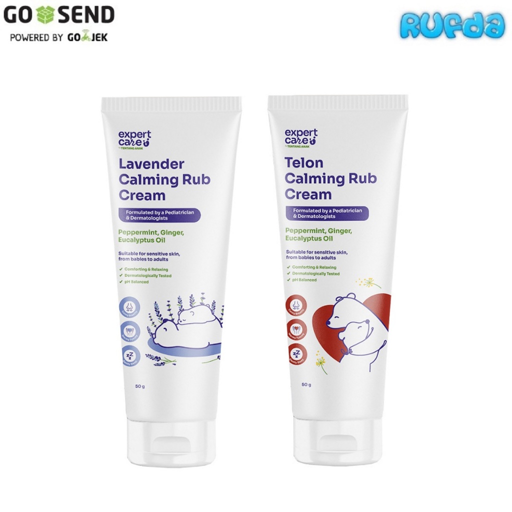 Jual Expert Care Calming Rub Telon Lavender Cream Krim Redakan Batuk ...