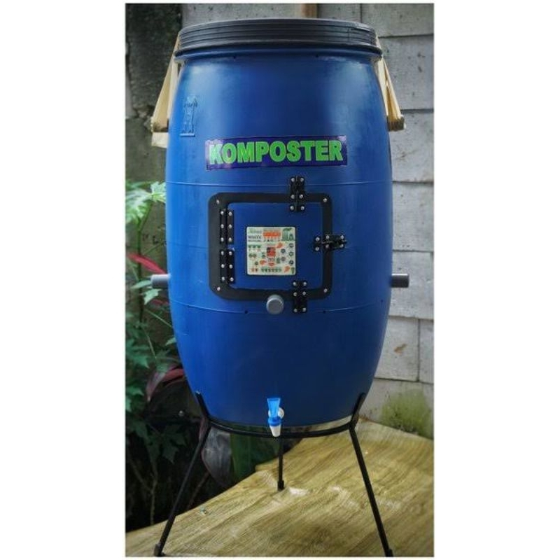 Jual Komposter/tong fermentasi /plastik HD-PE Kapasitas 220 liter/bahan ...
