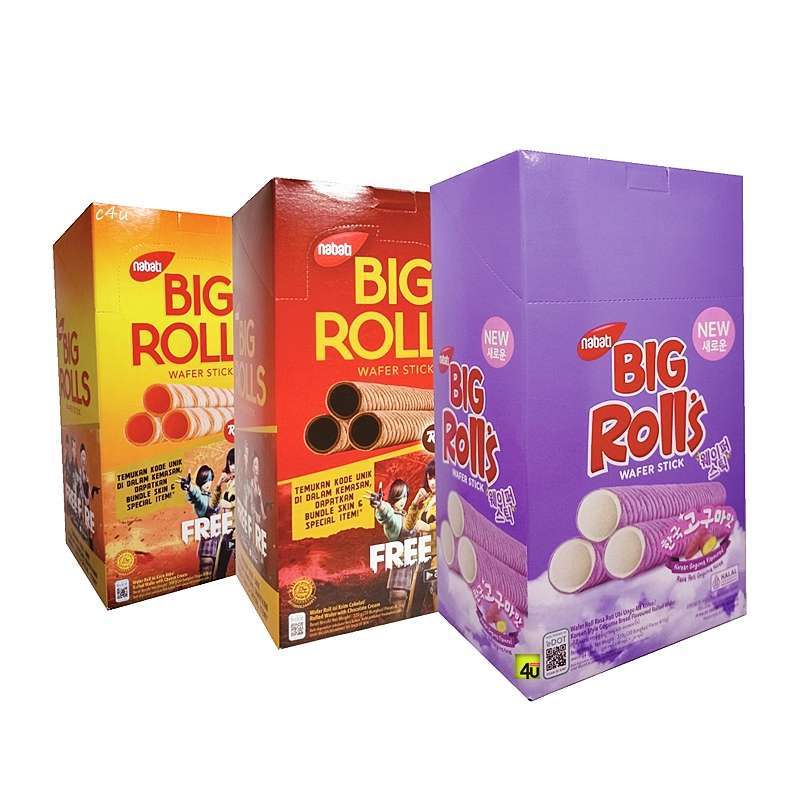 Jual Nabati Big Rolls Wafer Stik Richeese Richoco 240G 1 Box Isi 20 Pcs ...