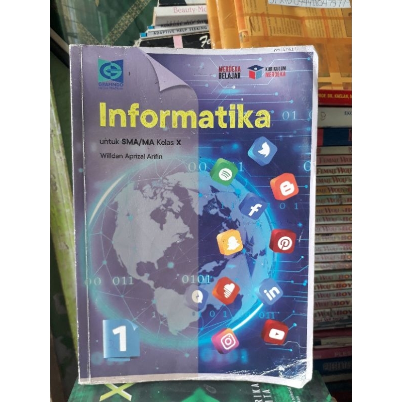 Jual BUKU INFORMATIKA KELAS 10 - X SMA MA KURIKULUM MERDEKA | Shopee Indonesia