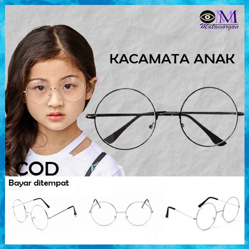Jual PRODUCT TERPOPULER KACAMATA LENSA FRAME BULAT ANAK UNISEX CEWEK ...