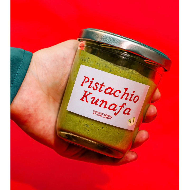 Jual Pistachio Kunafa Crunchy Spread by Aurs Cakery | Shopee Indonesia