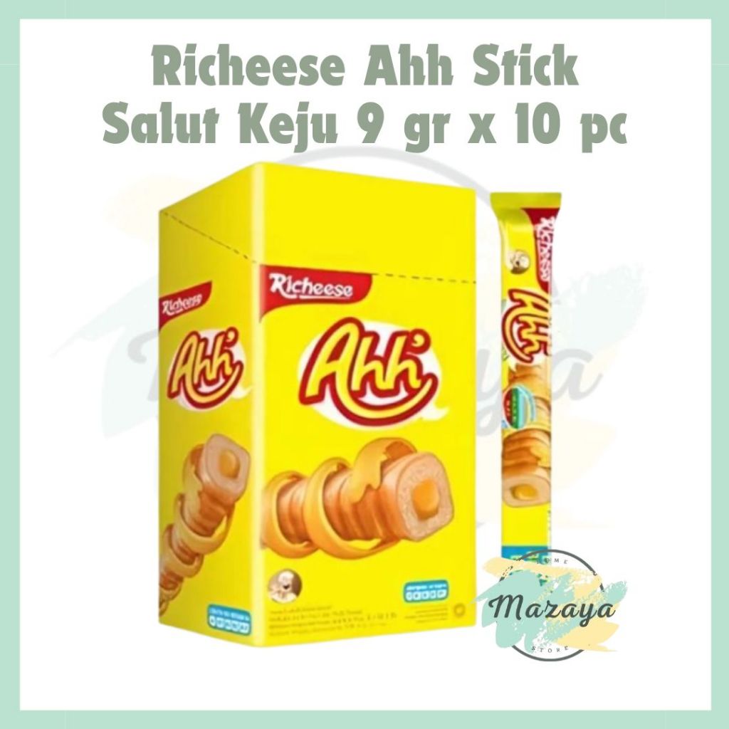 Jual RICHEESE AHH STICK SALUT KEJU 9 GR x 10 PCS | Shopee Indonesia