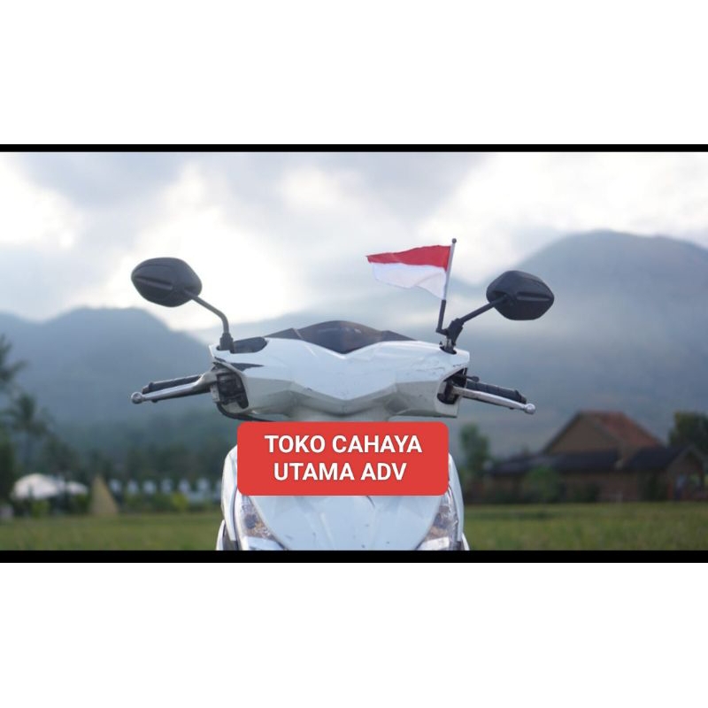 Jual BENDERA MERAH PUTIH MOTOR / standing bendera merah putih motor ...