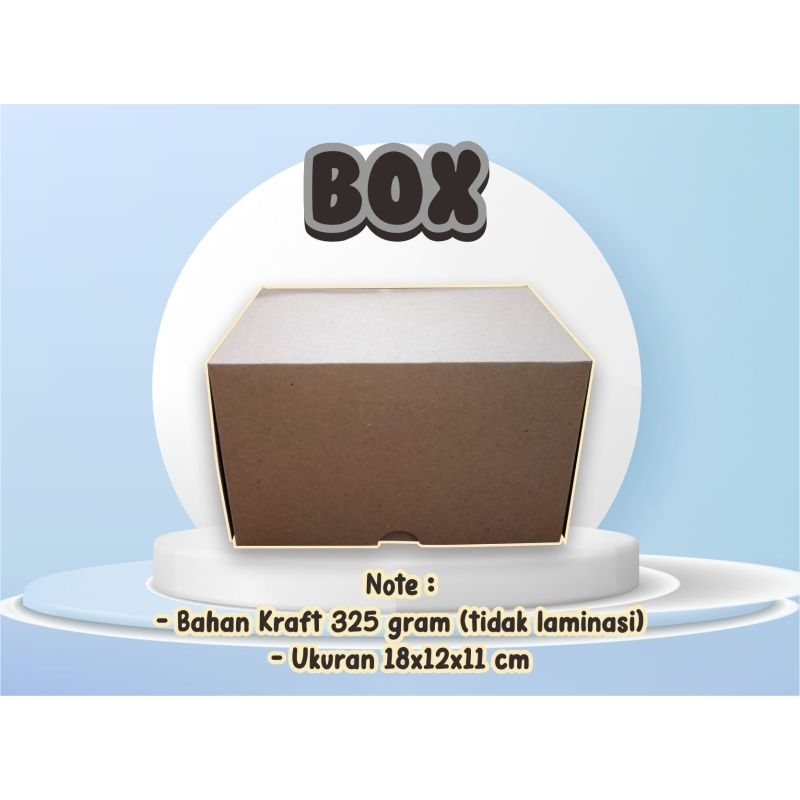 Jual dus ukuran 18×12×11/bahan kraft laminasi | Shopee Indonesia