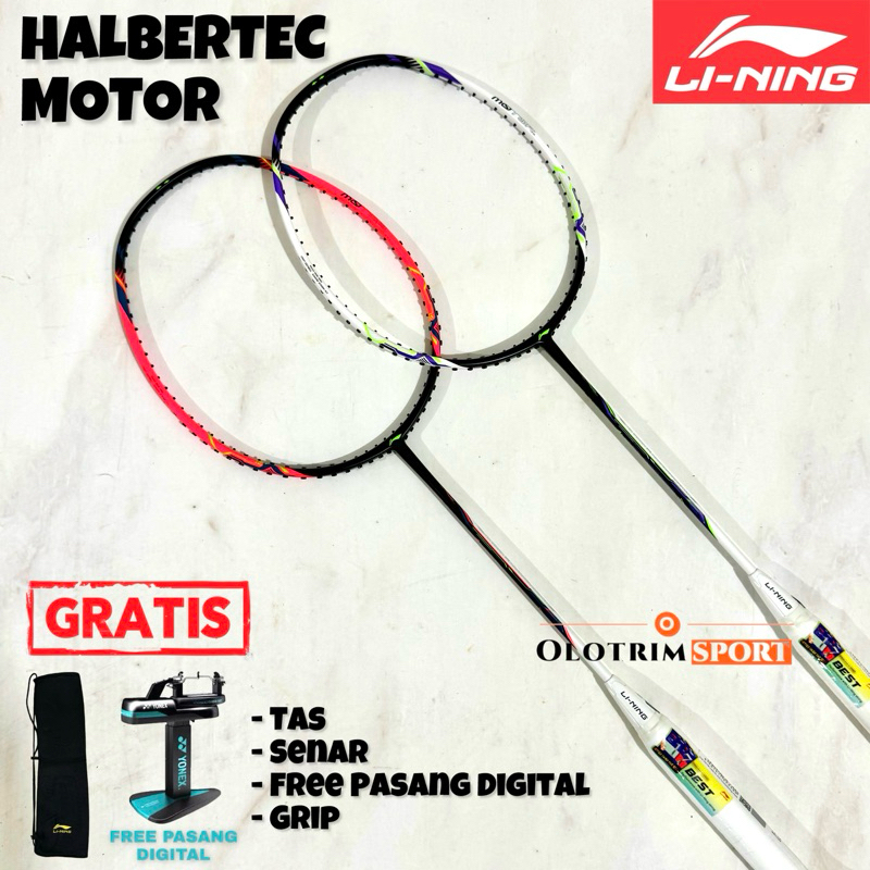 Jual Raket Badminton LINING HALBERTEC MOTOR Original | Shopee Indonesia