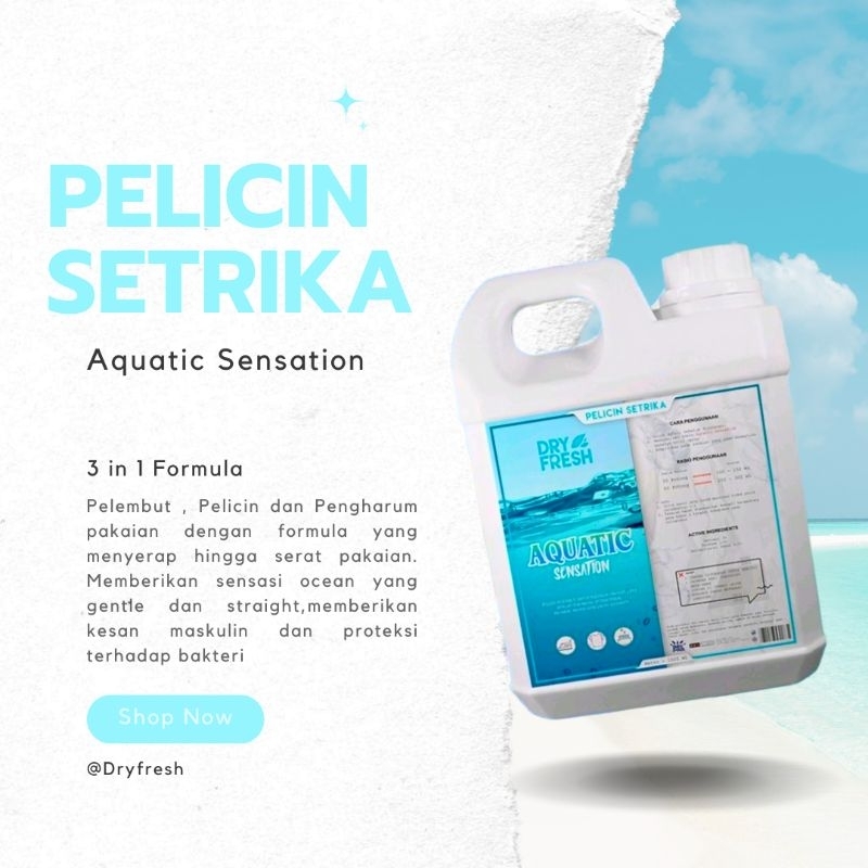 Jual PELICIN SETRIKA AQUATIC SENSATION PREMIUM cairan pewangi setrika ...