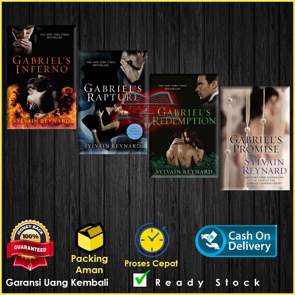 Jual RESTOK GAN Gabriels Inferno Trilogy 4 book series ENGLISHINDONESIA ...