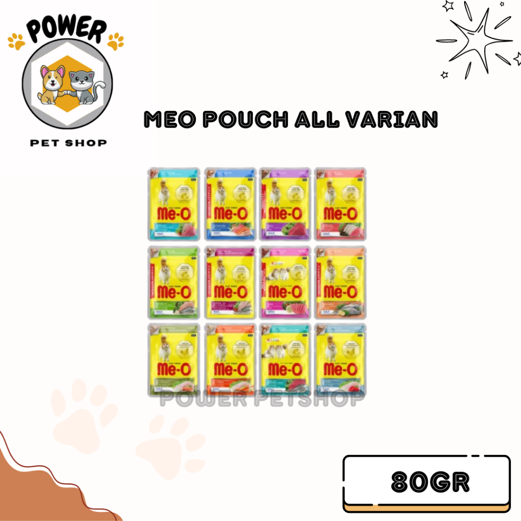Jual MeO Pouch Cat Food 80gr - Makanan Kucing Basah | Shopee Indonesia